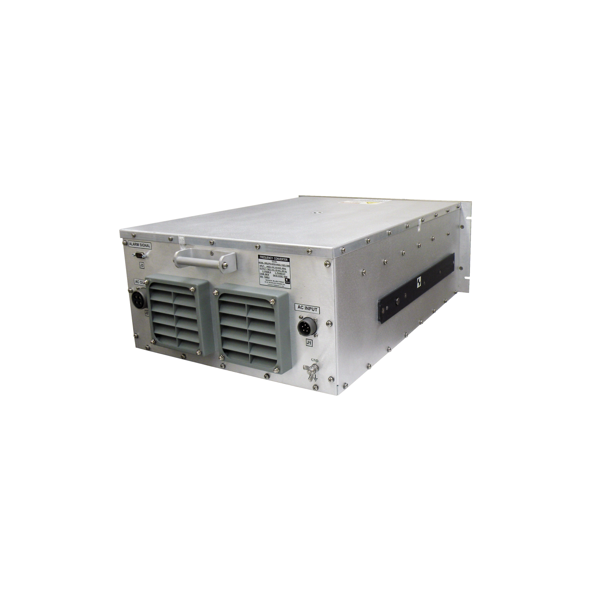 Model GRSLPFC4.5K3/4-440(3)-115(3) 4.5 KW Rugged Rack Mount Solid-State ...